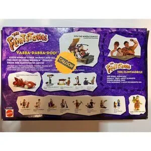 Mattel | Toys | The Flintstones Flintmobile With Crash Test Barney Toy ...
